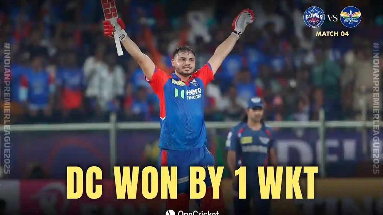 🎬 IPL 2025 | DC vs LSG | Match 4 | Last Ball Thriller | Delhi Capitals ...