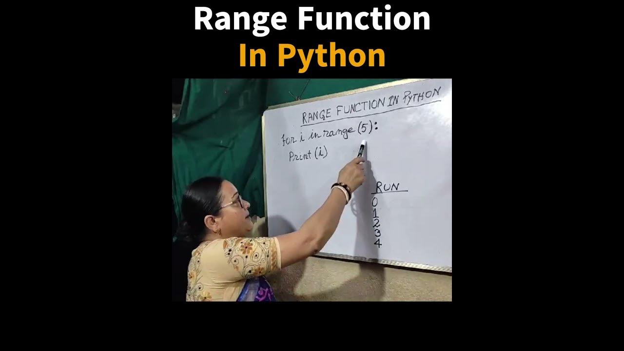 Range Function In Python Phython Pythontutorial Education Coding Youtubeshorts Youtube