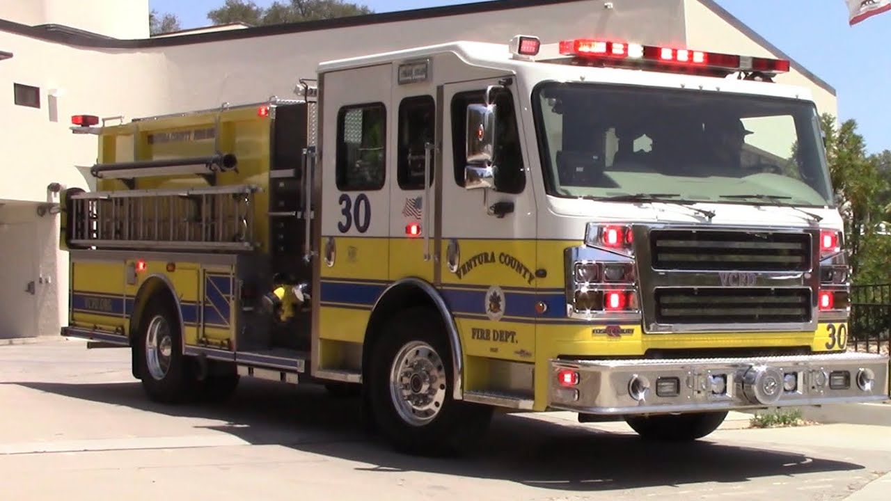 VCFD Engine 30 responding - YouTube