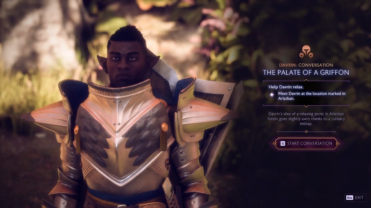 Dragon Age Veilguard - The Palate of a Griffon w/ Davrin and Assan ...