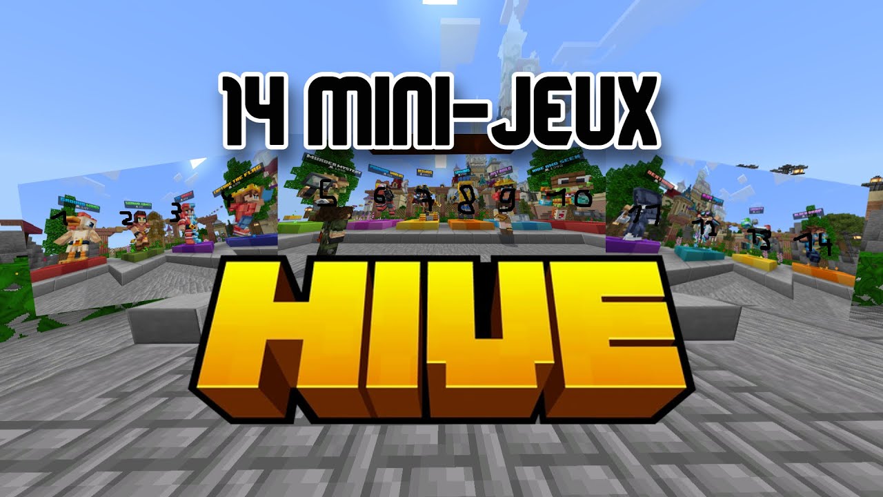 J'ai JOUÉ à TOUS les MINI JEUX de THEHIVE (14 mini-jeux) - YouTube
