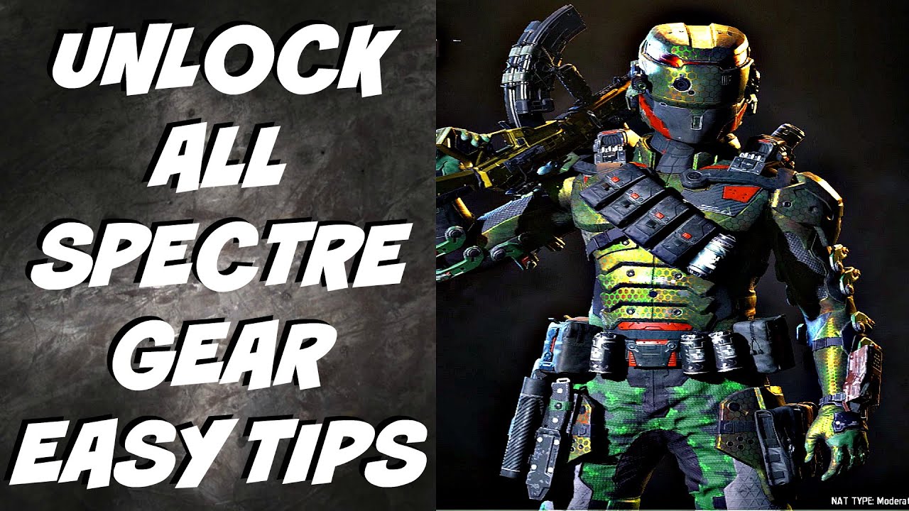 HOW TO UNLOCK EASY SPECTRE SPECIALIST GEAR-BLACK OPS 3 - YouTube