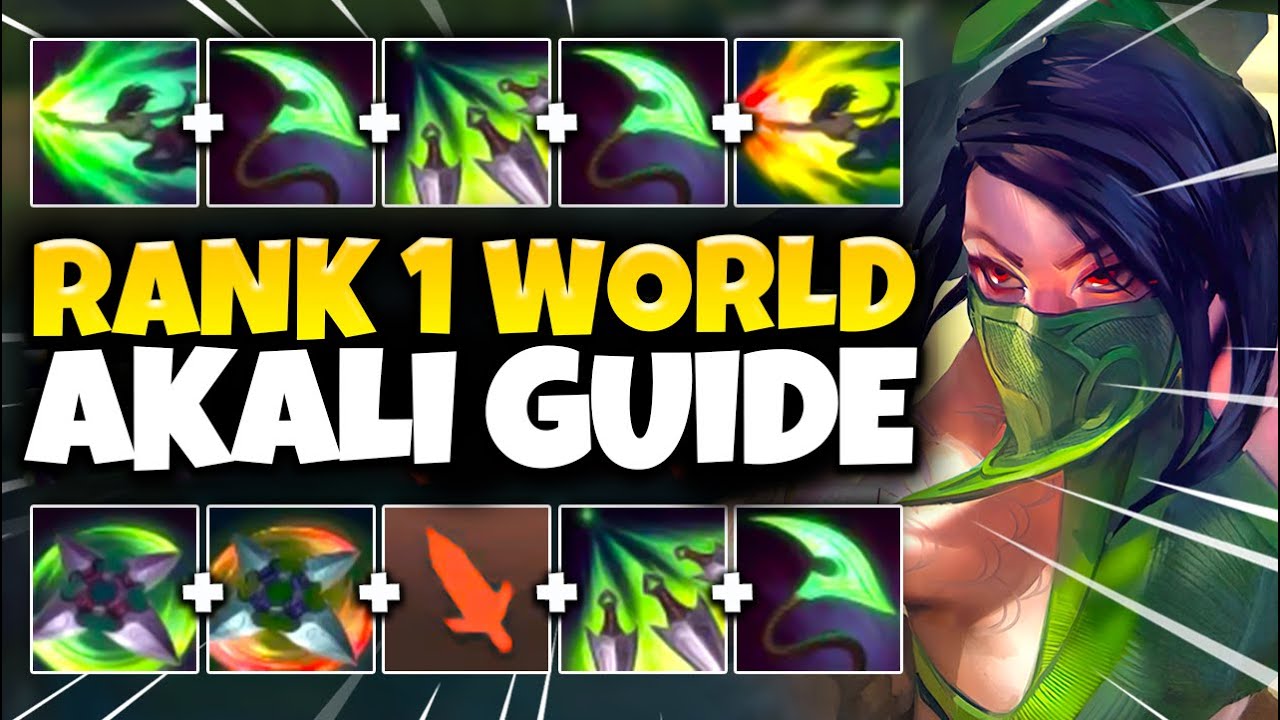 THE ULTIMATE SEASON 12 AKALI GUIDE | COMBOS, RUNES, BUILDS, ALL ...