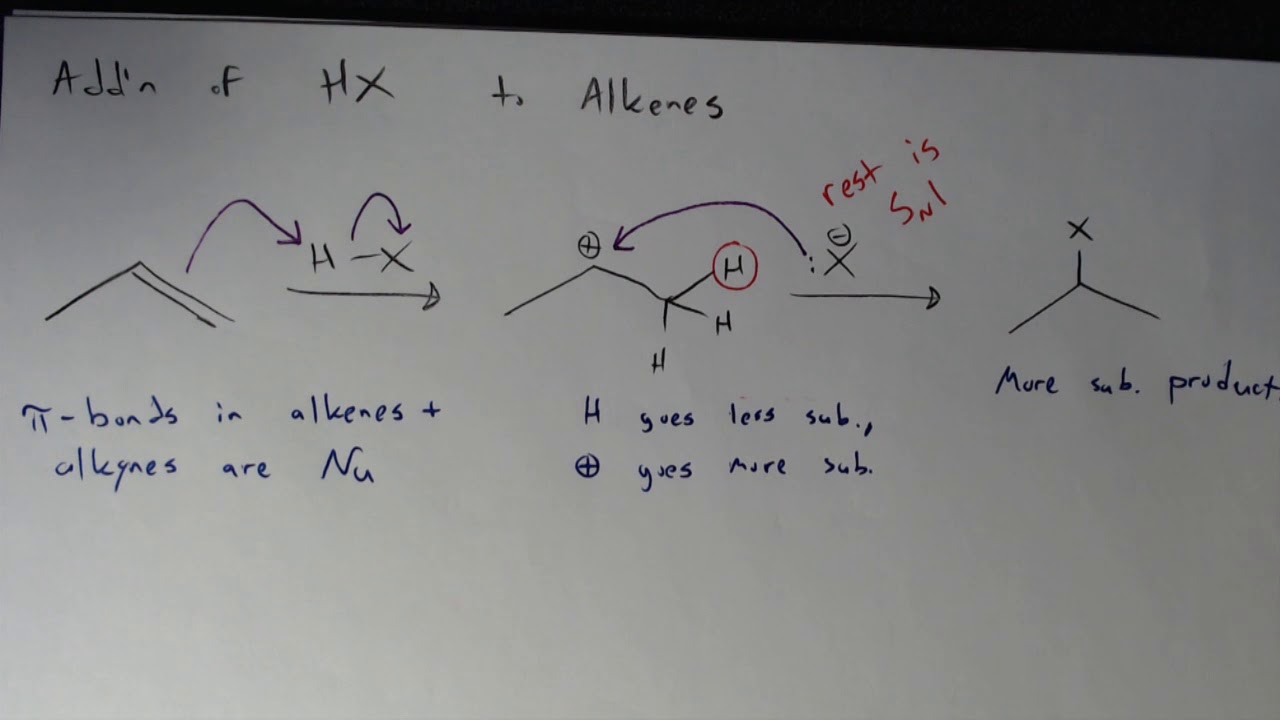 OCHEM addition reactions introduction - YouTube