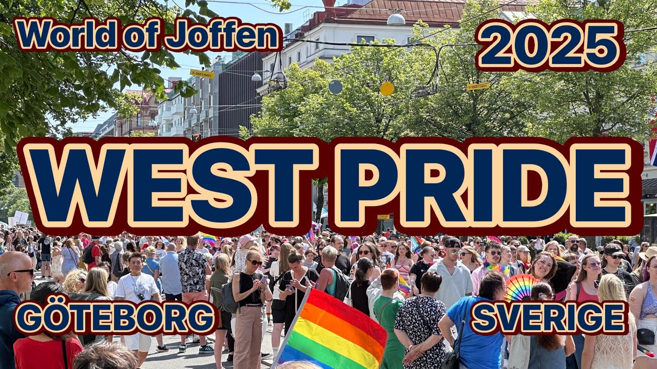 West Pride Parade Göteborg 2025 4K - YouTube