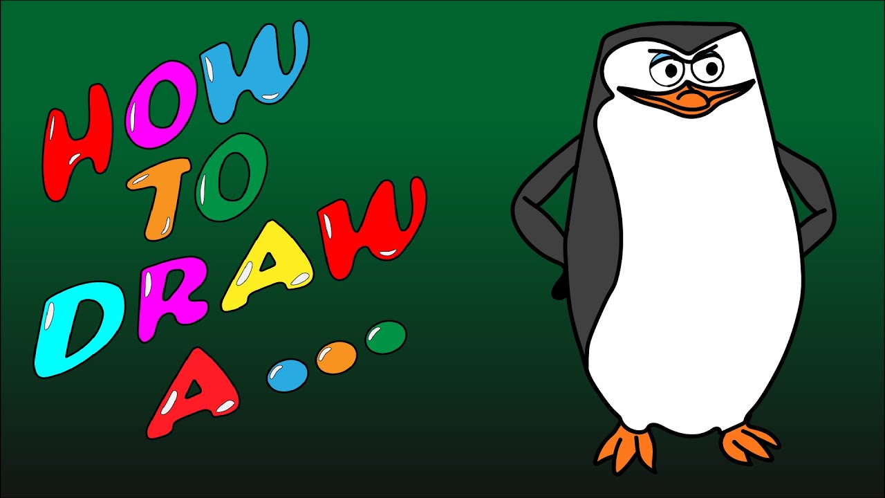 How to draw a Skipper from cartoon penguins of Madagascar|skipper ...