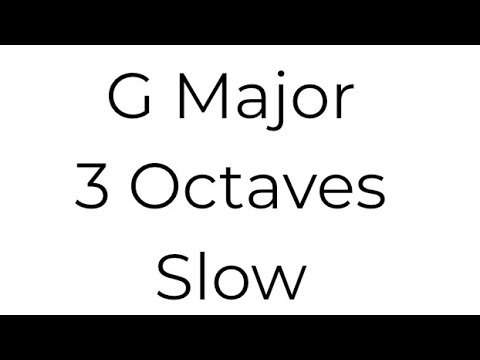 Violin G Major 3 Octave Scale - YouTube