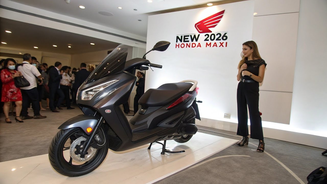 New 2026 Honda Maxi Scooter – First Look & Features! - YouTube