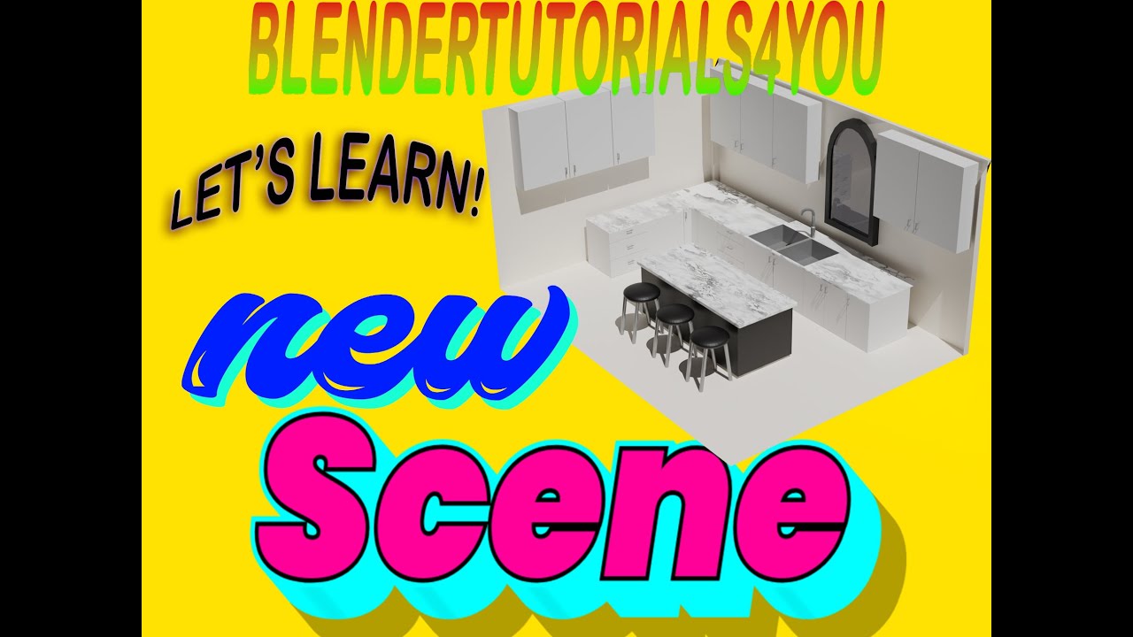Blender tutorial - Kitchen (Beginner Friendly) - YouTube