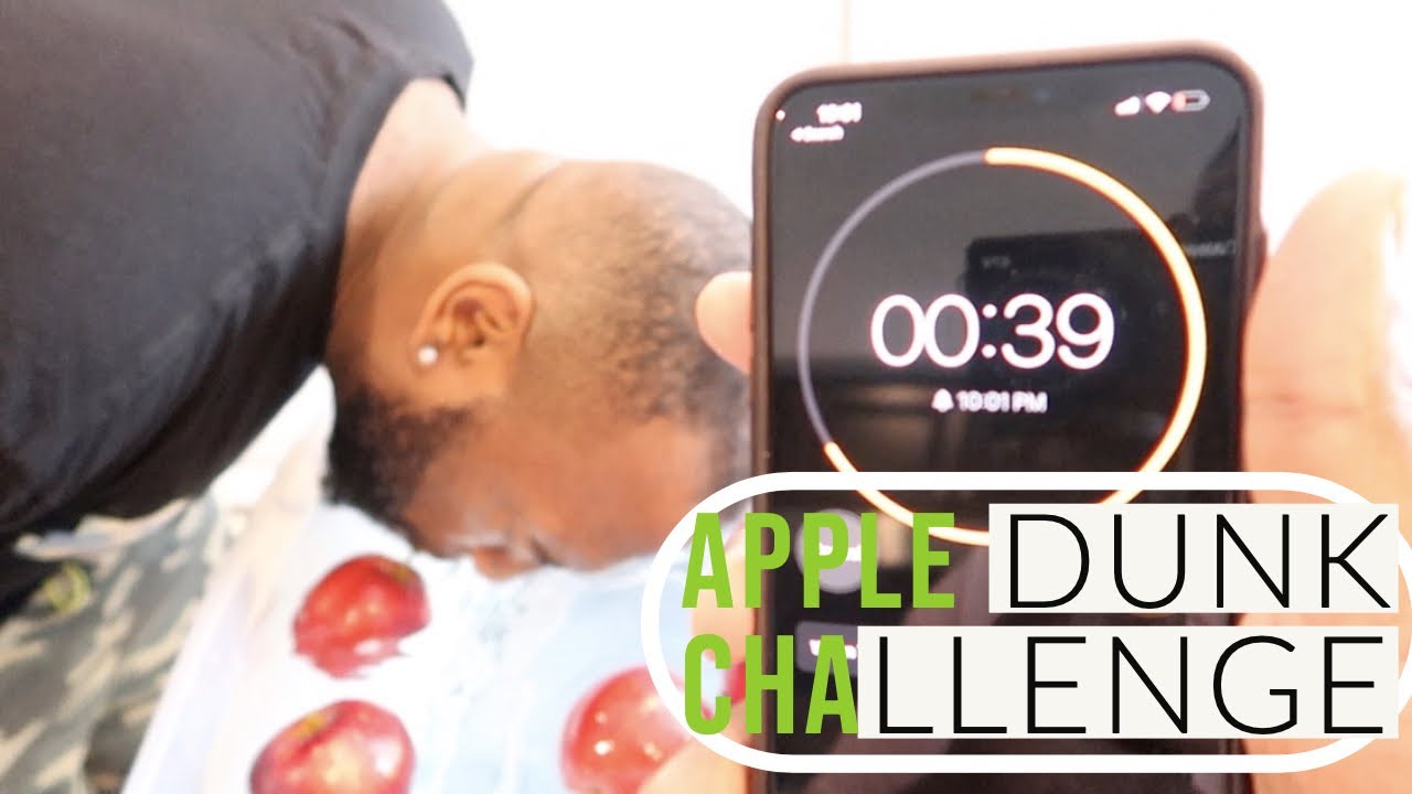 APPLE DUNK CHALLENGE!! Winner gets $1000! - YouTube