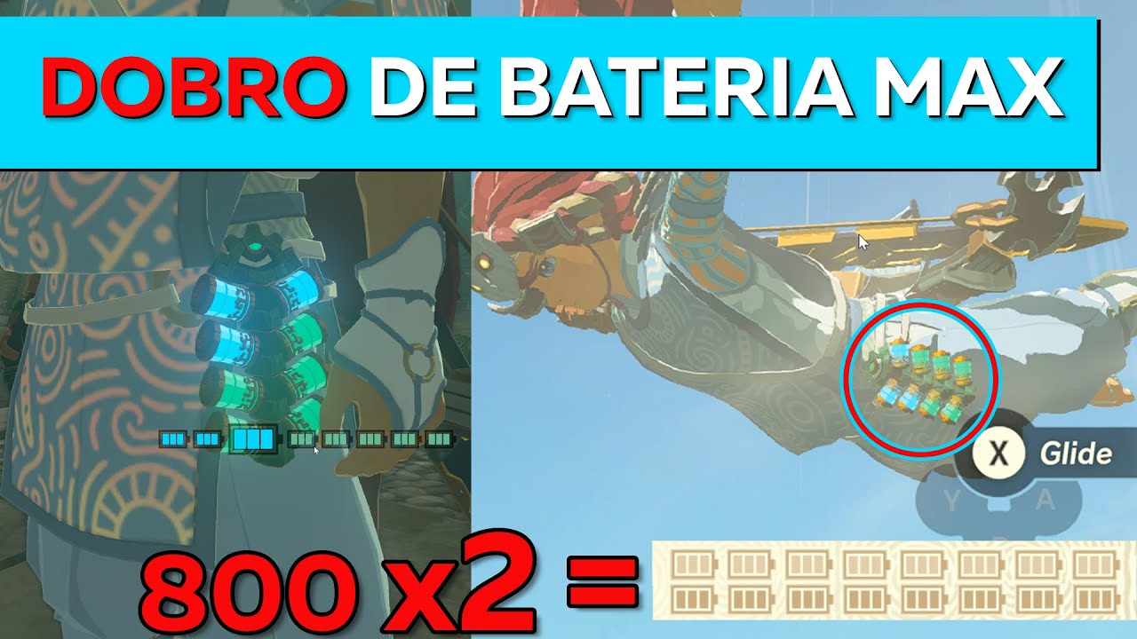 Tears of the Kingdom - Mais baterias energia máxima? - TOTK - How to ...