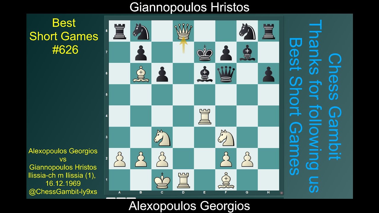 Alexopoulos Georgios vs Giannopoulos Hristos #Best Short Games #626 ...