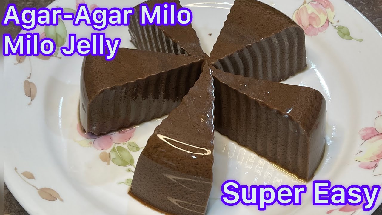 Agar-Agar Milo Susu. Resepi Mudah 3 Bahan. Milo Jelly 3 Ingredients ...