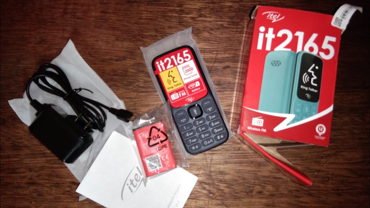 Unboxing of Itel 2165 Basic Phone in Deep Blue - YouTube