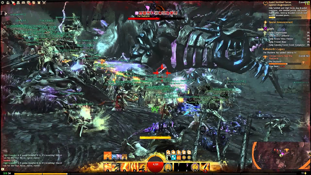 Guild Wars 2 World Boss - The Shatterer - YouTube