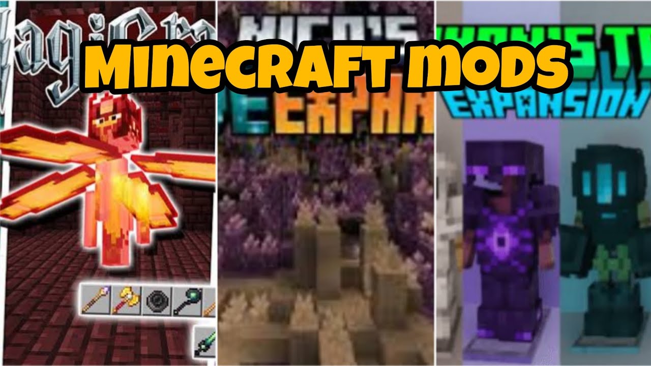 mcpe mod which makes Minecraft more interesting part - 1🔥#minecraftpe ...