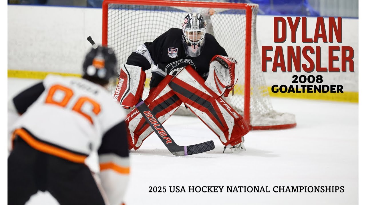 Dylan Fansler - 2025 USA Hockey Nationals - Goalie Highlights - YouTube