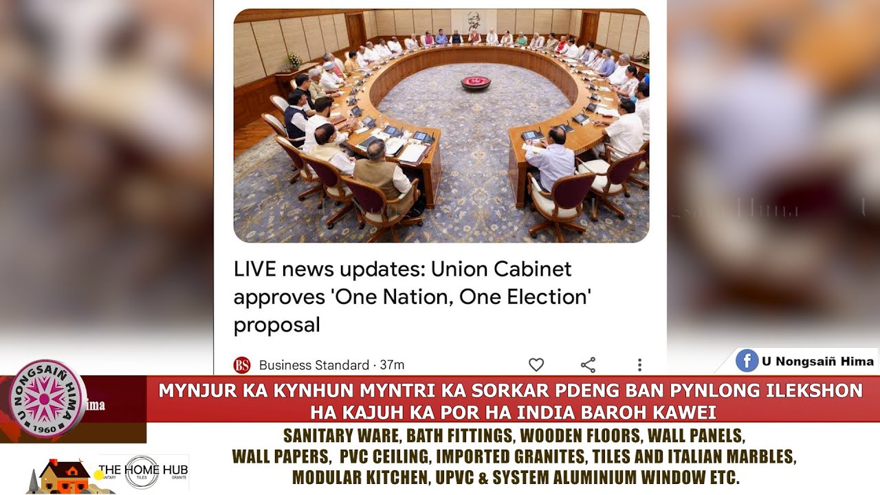 MYNJUR KA KYNHUN MYNTRI KA SORKAR PDENG BAN PYNLONG ILEKSHON HA KAJUH ...