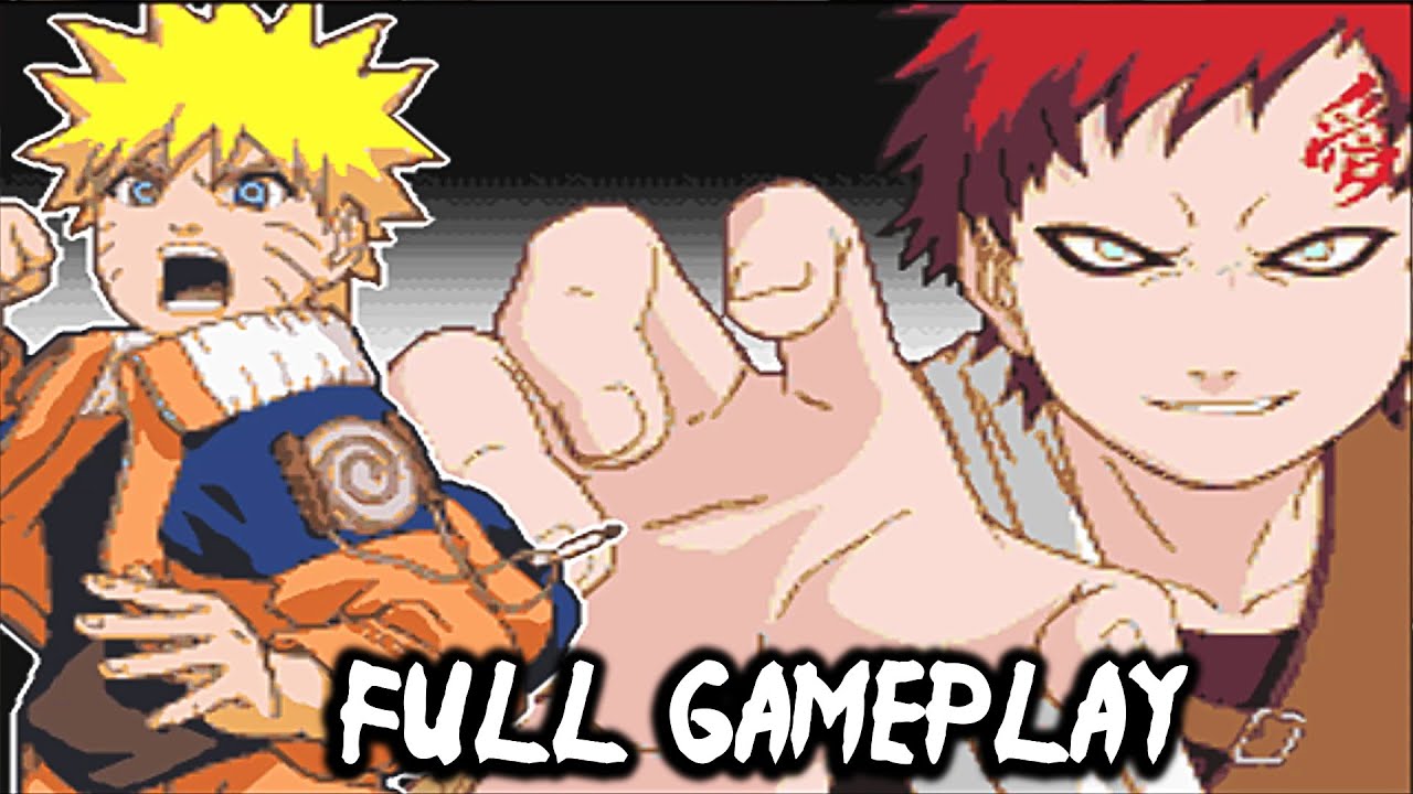 Naruto Ninja Council 2 GBA Full Gameplay Story Mode (Gameboy Advance ...