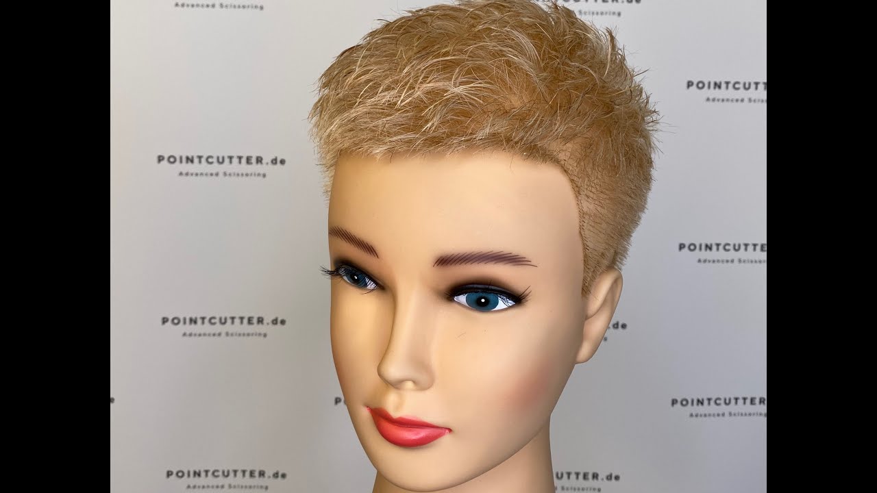 Buzz Cut - Super Short Pixie Haircut - YouTube