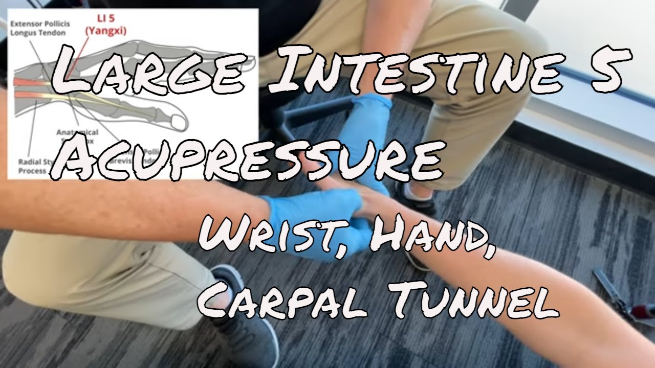 LI 5 Acupressure: Wrist, Hand, Carpal Tunnel - YouTube
