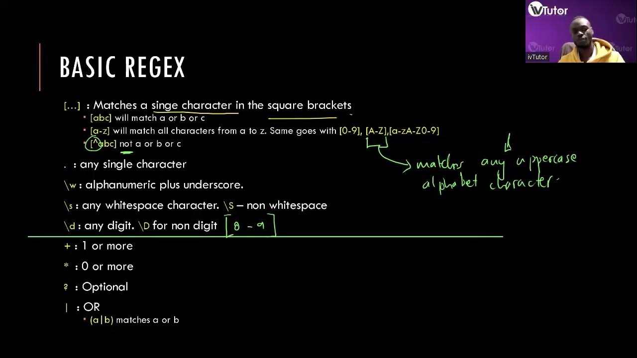 COS3711. Introduction to regular expressions - YouTube