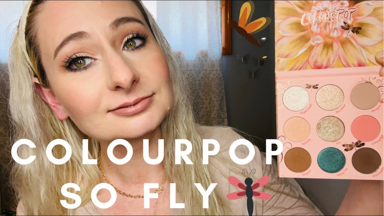 COLOURPOP SO FLY PALETTE | GRWM | REVIEW & EYE LOOK | COLLAB W/ CUT ...
