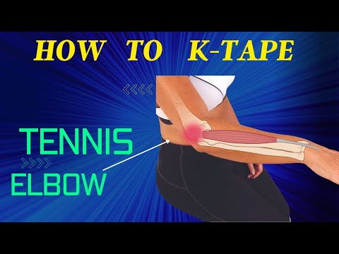 How to apply Kinesiology tape for Lateral epicondylitis - tennis elbow