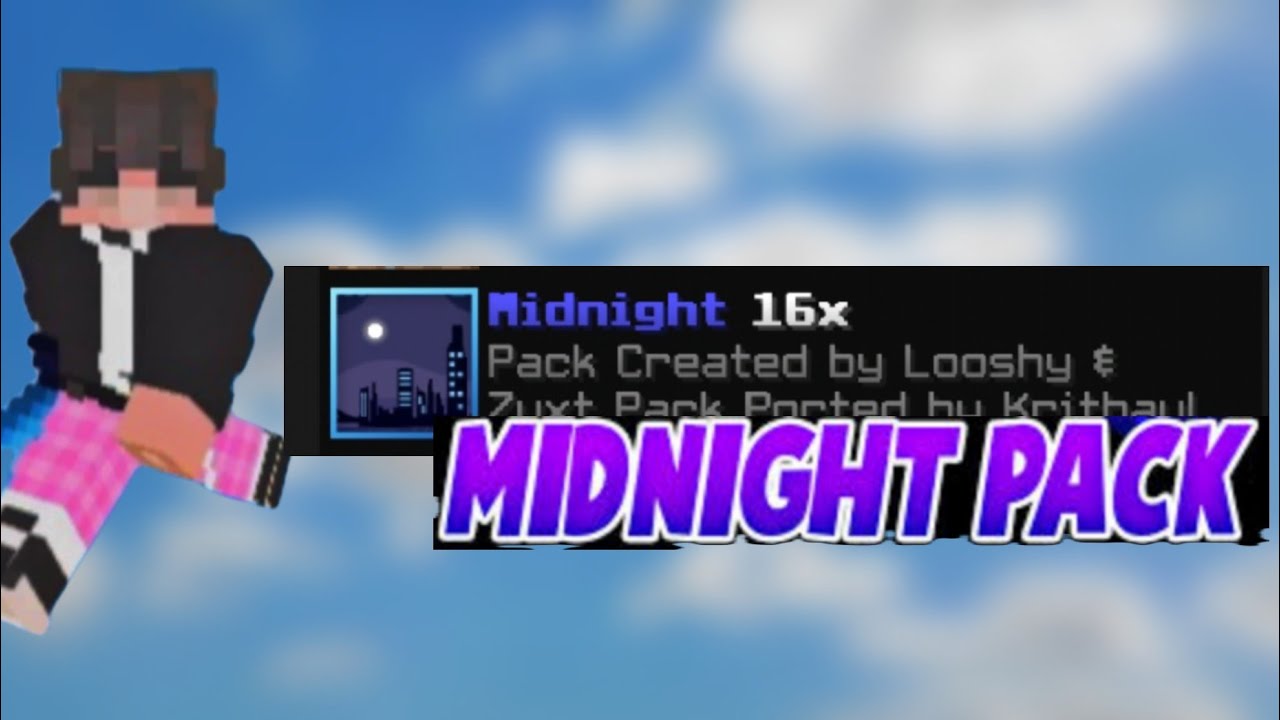 🔥 Midnight [16x] by zuxt & Looshy | MCPE TEXTURE PACK 🔥 - YouTube