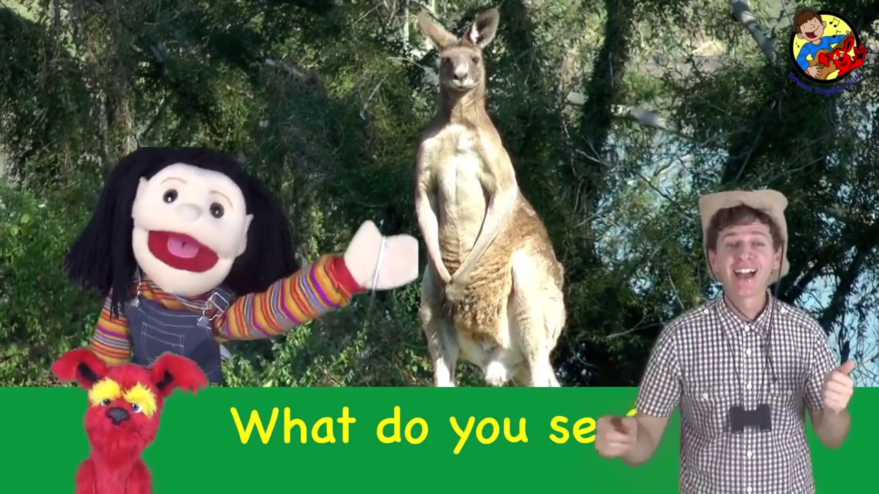 What Do You See Song Wild Animals Learn English Kids - YouTube