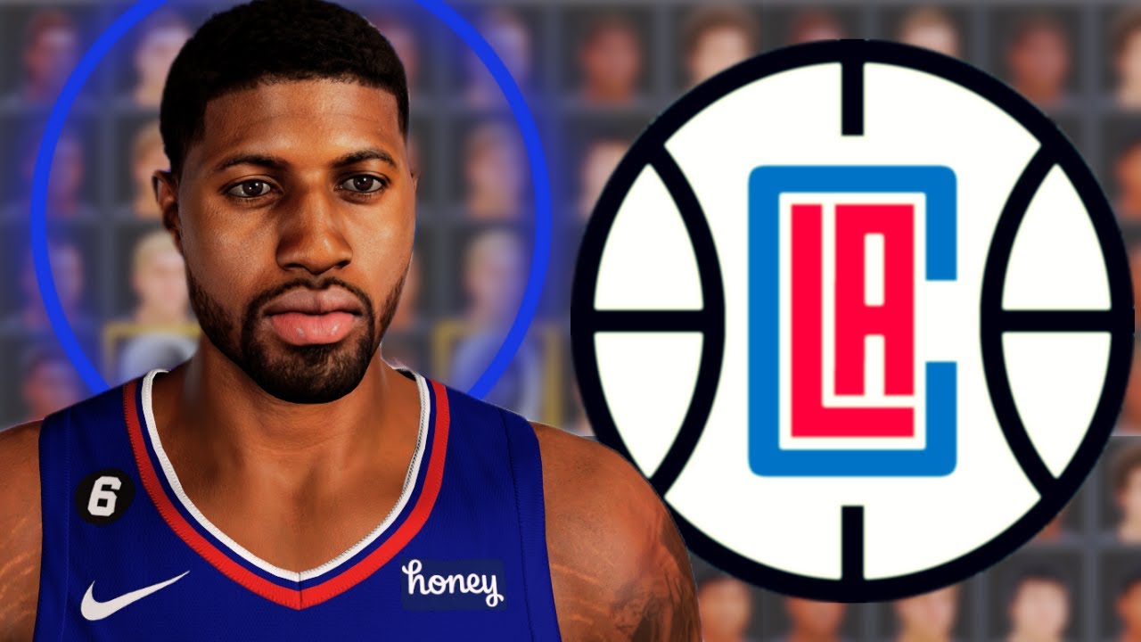 NBA 2K23 PAUL GEORGE FACE CREATION (NEXT GEN) - YouTube
