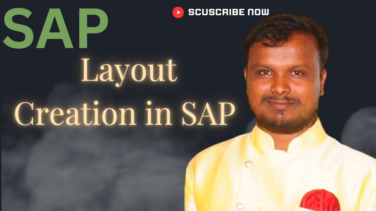 How to Create Layout in SAP | Save 30 Minutes Every Day With This Trick ...