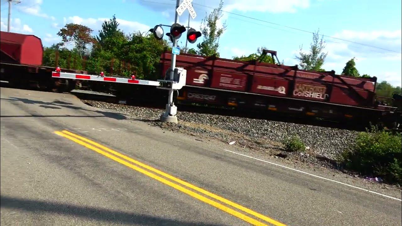 I Was Filming a Train And This Happened! NS and BNSF Trains With DPU Alrights Big CSX Manifest ...