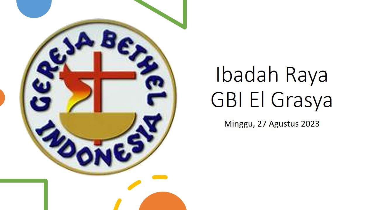 LIVE 🔴| Ibadah Raya GBI El - Grasya == Pdp Eben Dabukke - YouTube