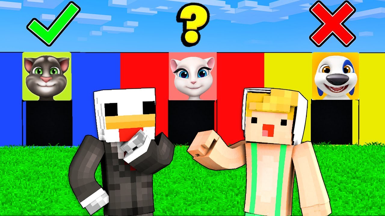 NON ENTRARE NELLE CASE DI TALKING TOM SU MINECRAFT - YouTube