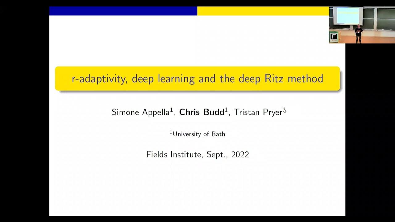 r-Adaptivity, Deep Learning and the Deep Ritz Method - YouTube