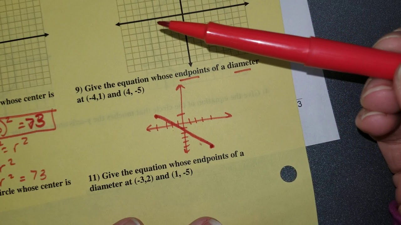 Practice Problems From Circle Worksheet YouTube practice-problems-from-circle-worksheet-youtube
