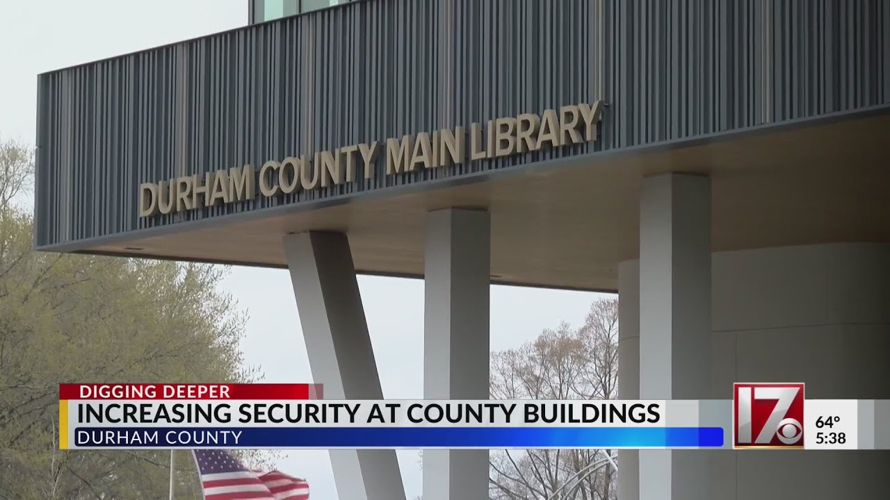 Durham County considers increasing security at buildings - YouTube
