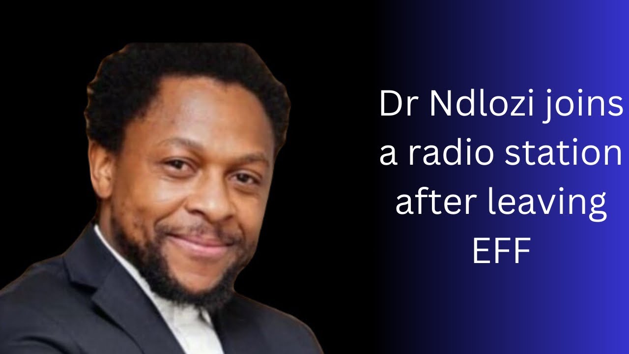 Dr Mbuyiseni Ndlozi joins a radio station after after announcing his ...