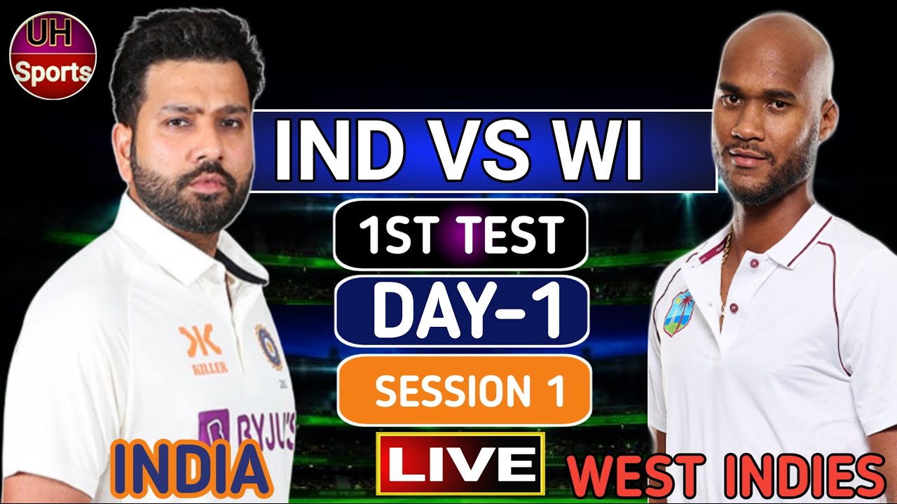 IND Vs WI 1st Test Live Score & Commentary | India Vs West Indies 1st ...