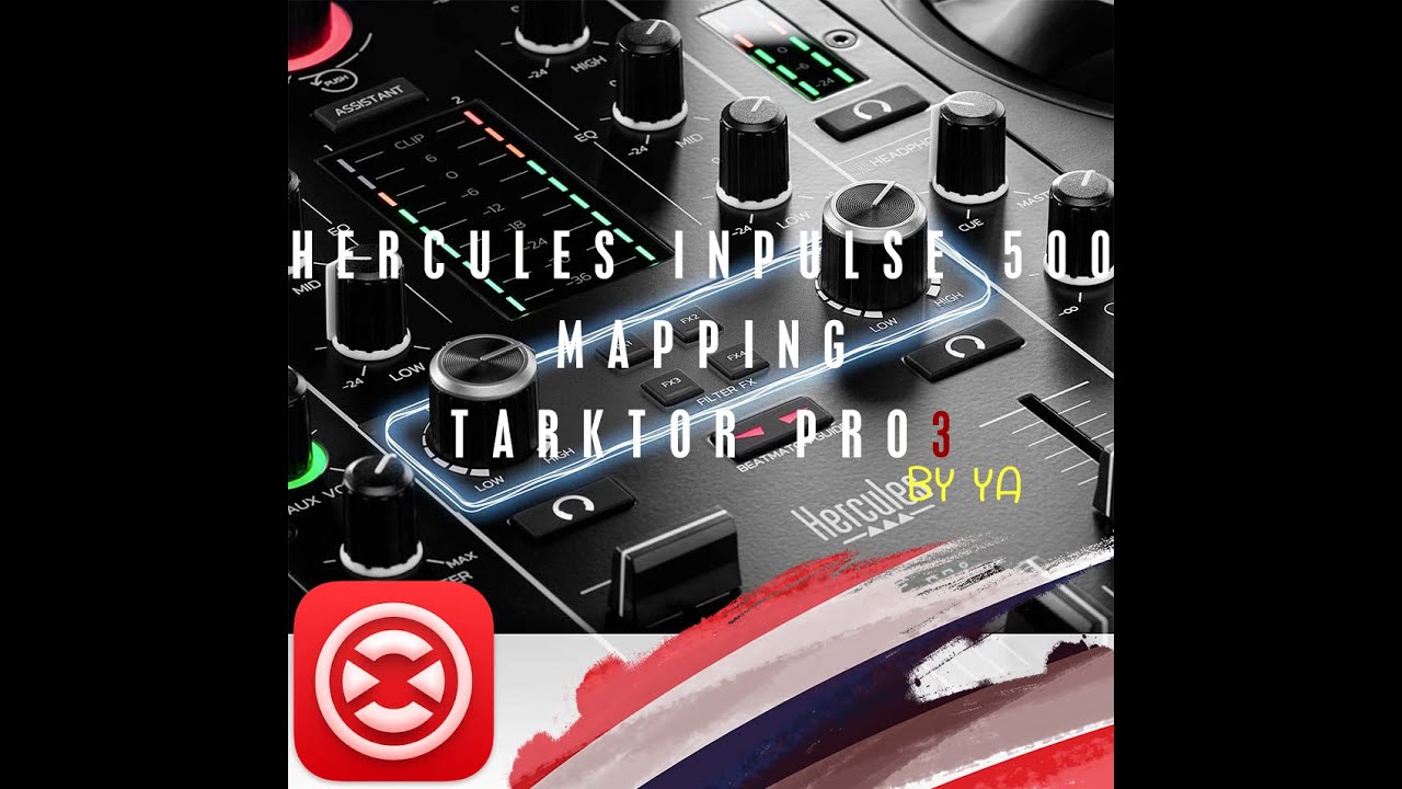 hercules inpulse 500 mapping TARKTOR PRO3 byYA - YouTube