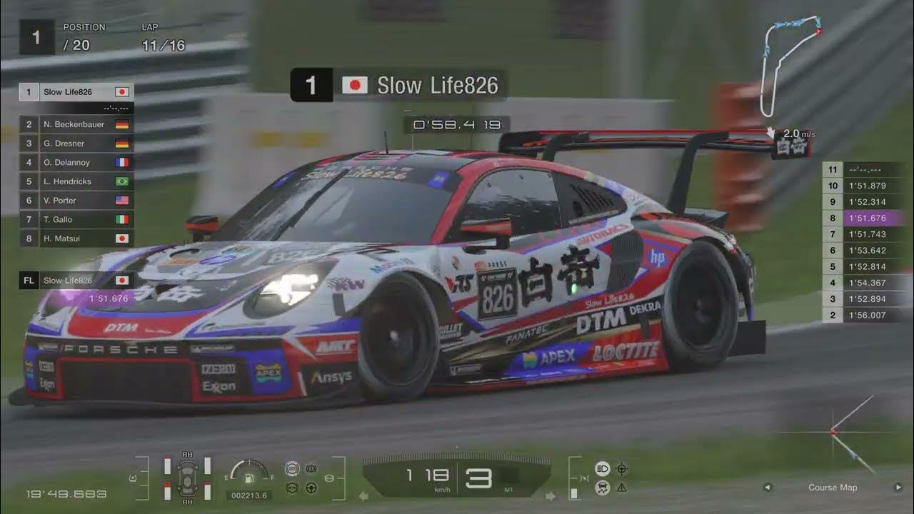 GT7 MONZA Gr3 911 AI Race グランツーリスモ 7_20230514094050 - YouTube