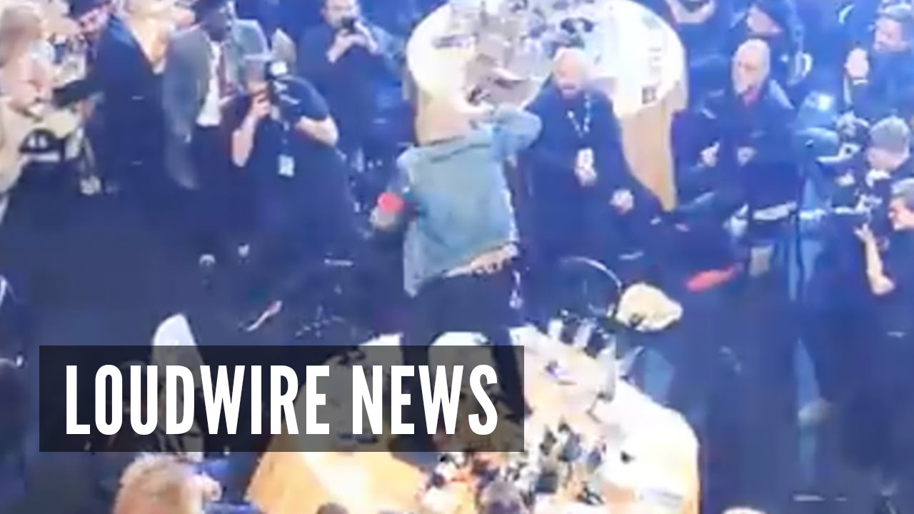 Bring Me the Horizon Singer Destroys Coldplay's Table at Awards Show ...