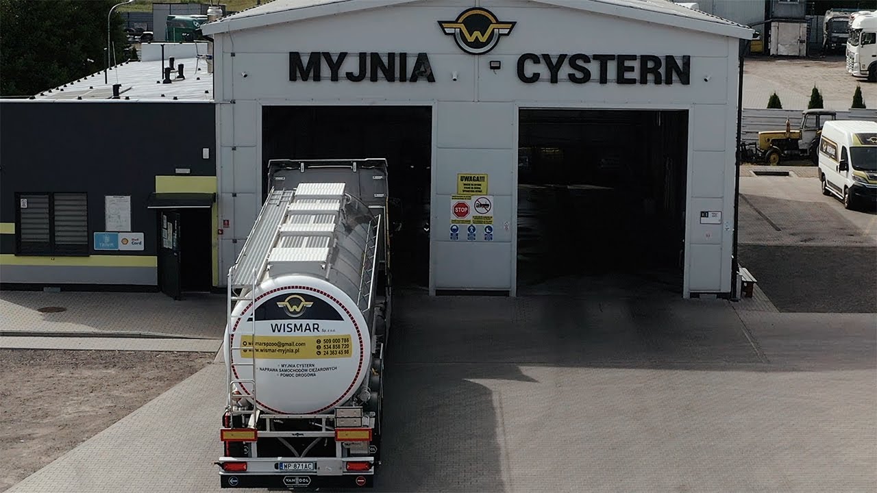 Myjnia cystern, mycie cystern wewnątrz /// WISMAR Płock - YouTube