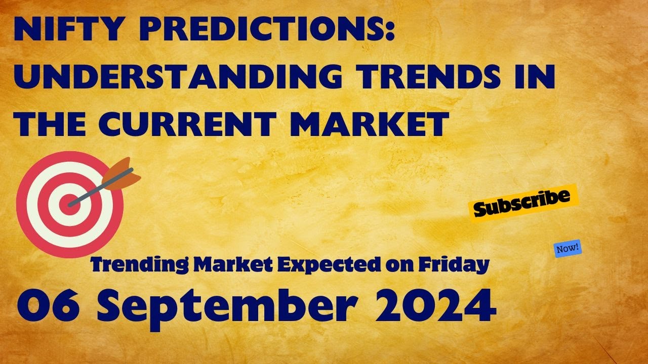 Nifty Prediction for Friday || 6th September 2024 || - YouTube