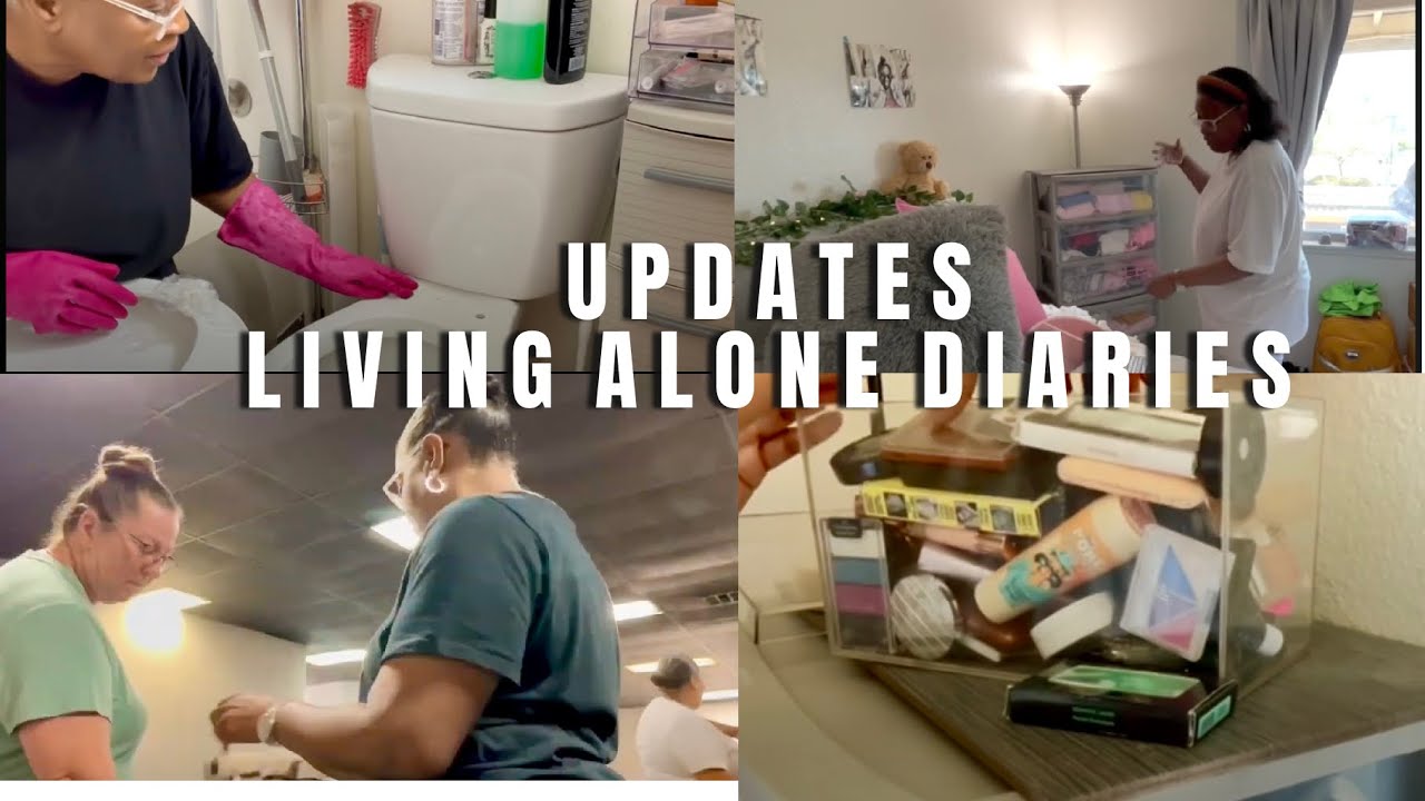 Bathroom and Bedroom- Apartment Maintenance- LIVING ALONE DIARIES - YouTube