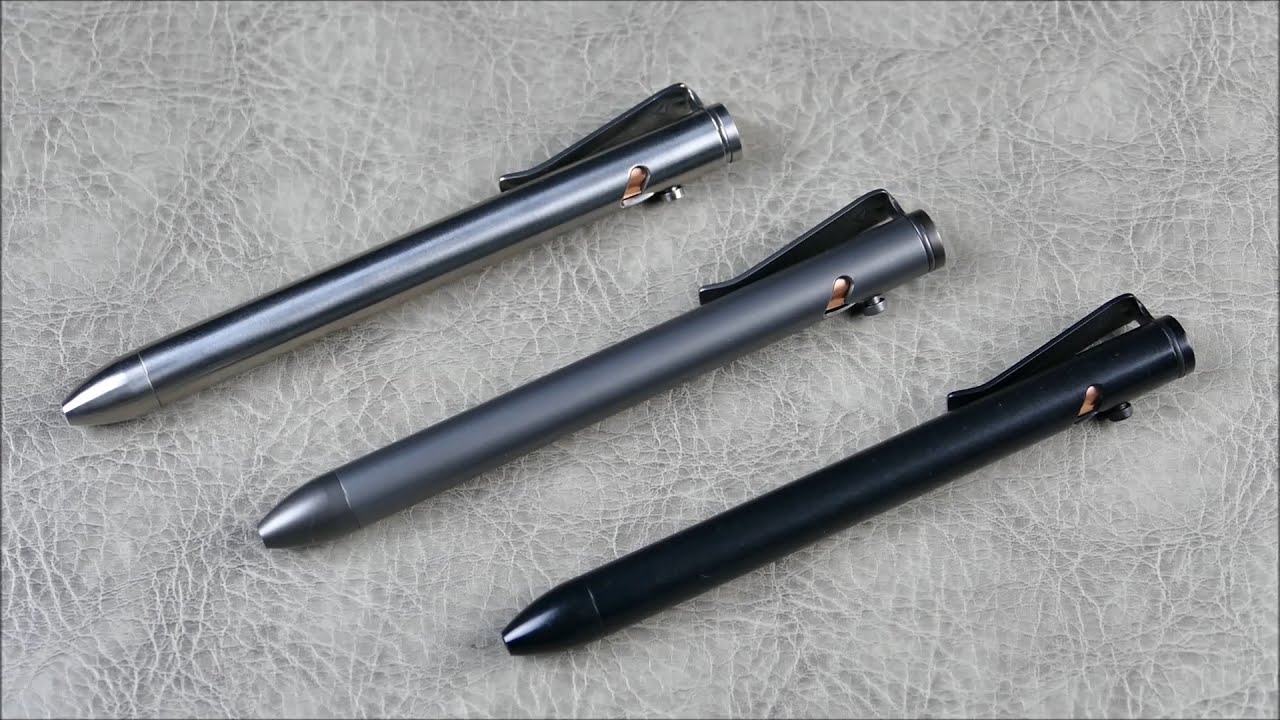 On Point EDC: REFYNE – EP1 Bolt Action Pens; Solid Quality, High Design ...