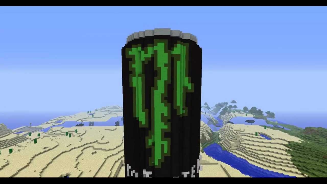 Minecraft Monster Energy drink!!!! - YouTube