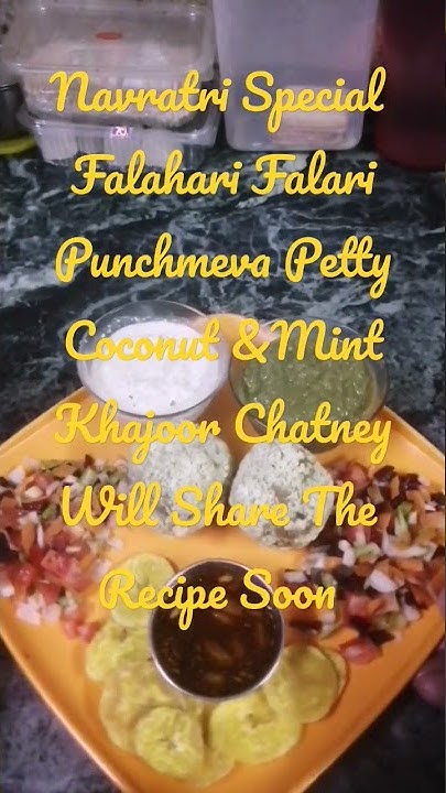 #Navratri Vrat Special Falahari Falari Punchmeva Petty#Farali Petty# ...