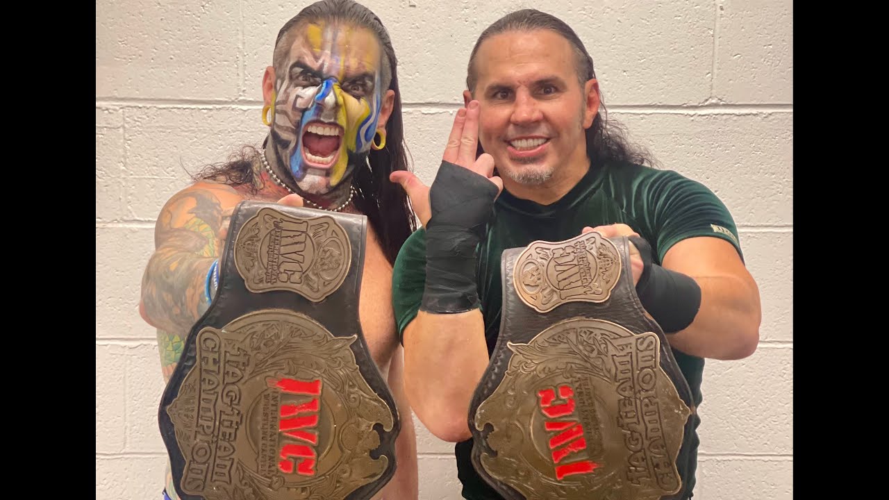 Jeff Hardy And Matt Hardy Champions